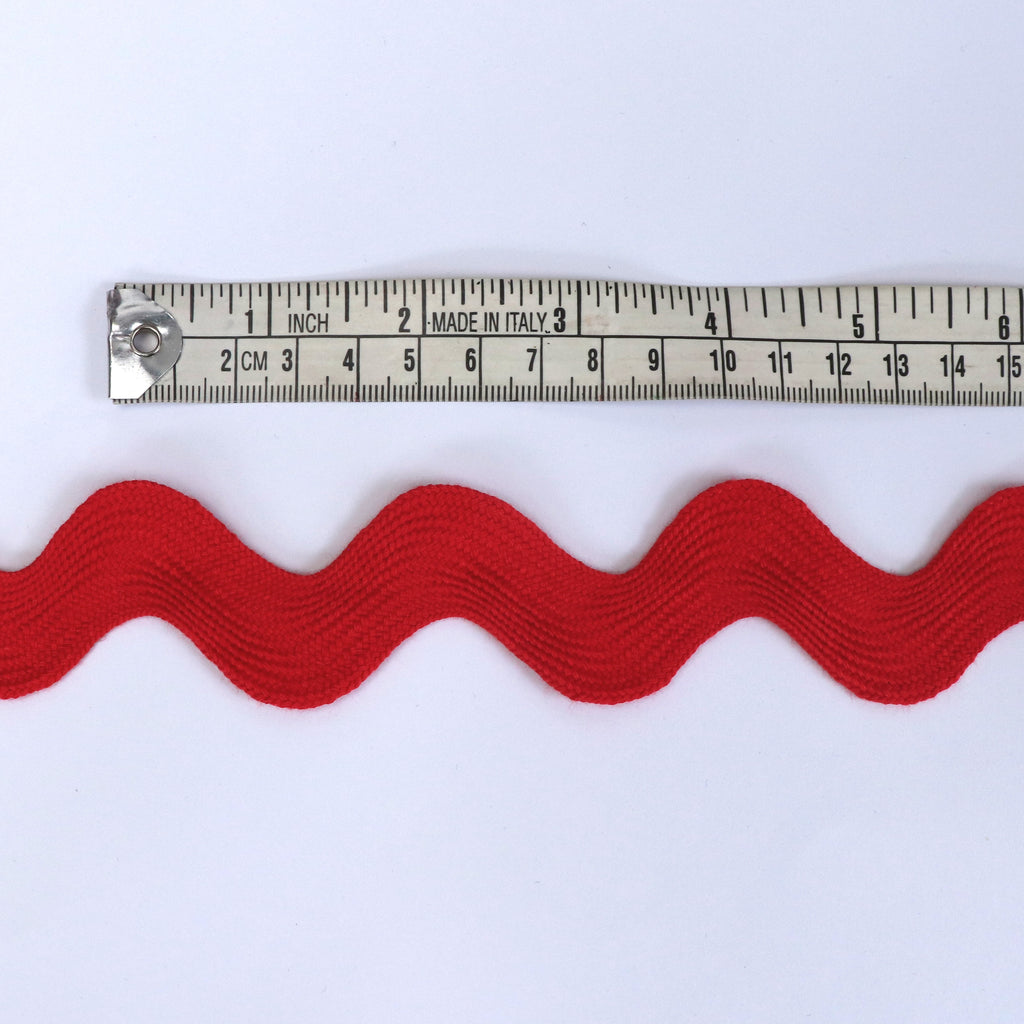 Jumbo Ric Rac - 35mm - Red – Sew Me Sunshine