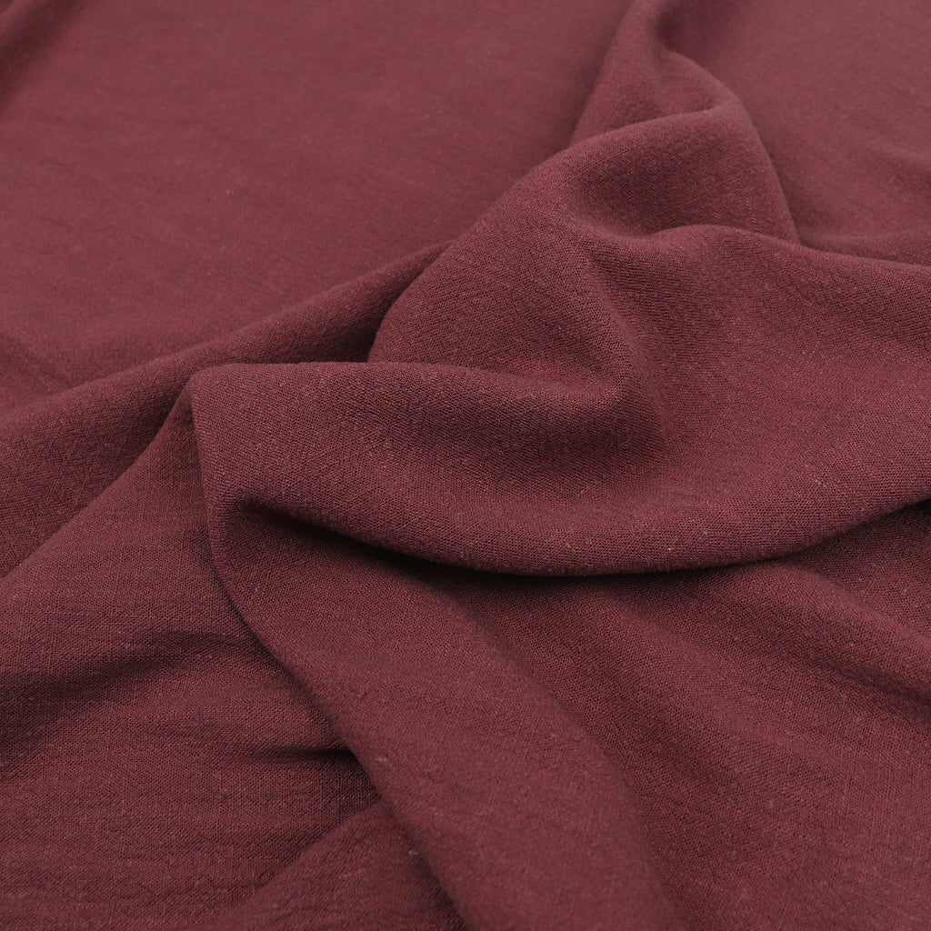 Viscose Linen - Maroon – Sew Me Sunshine