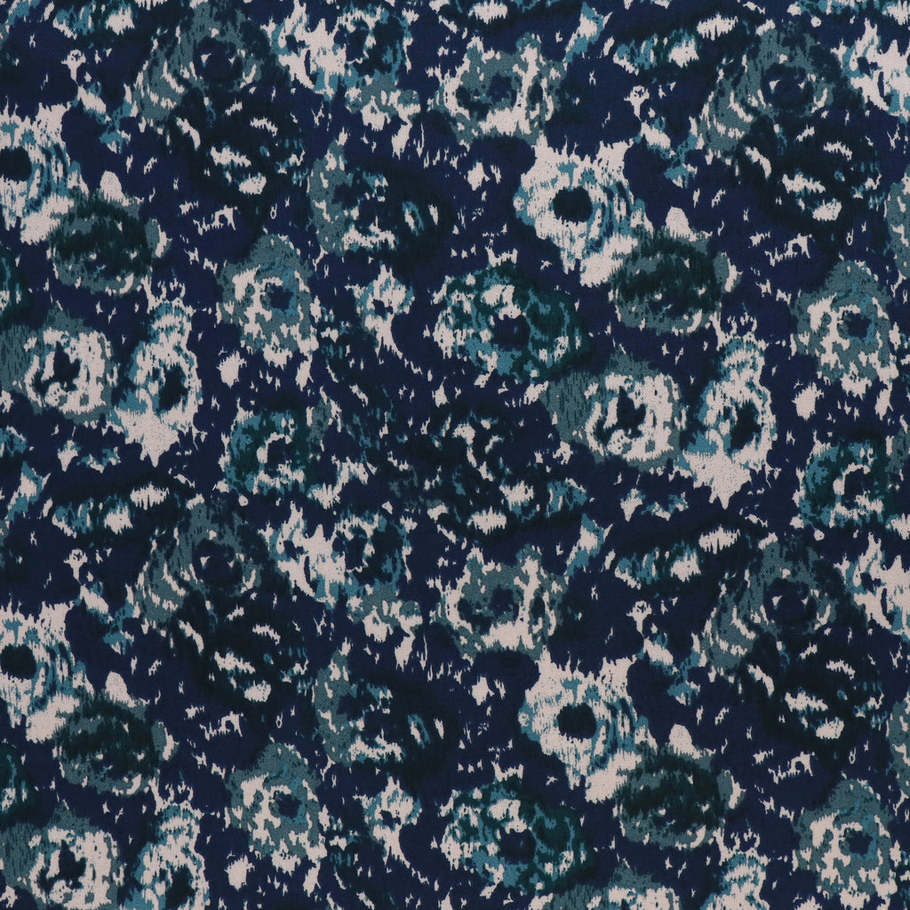 Viscose Twill - Ocean Flowers - END OF BOLT 88cm – Sew Me Sunshine