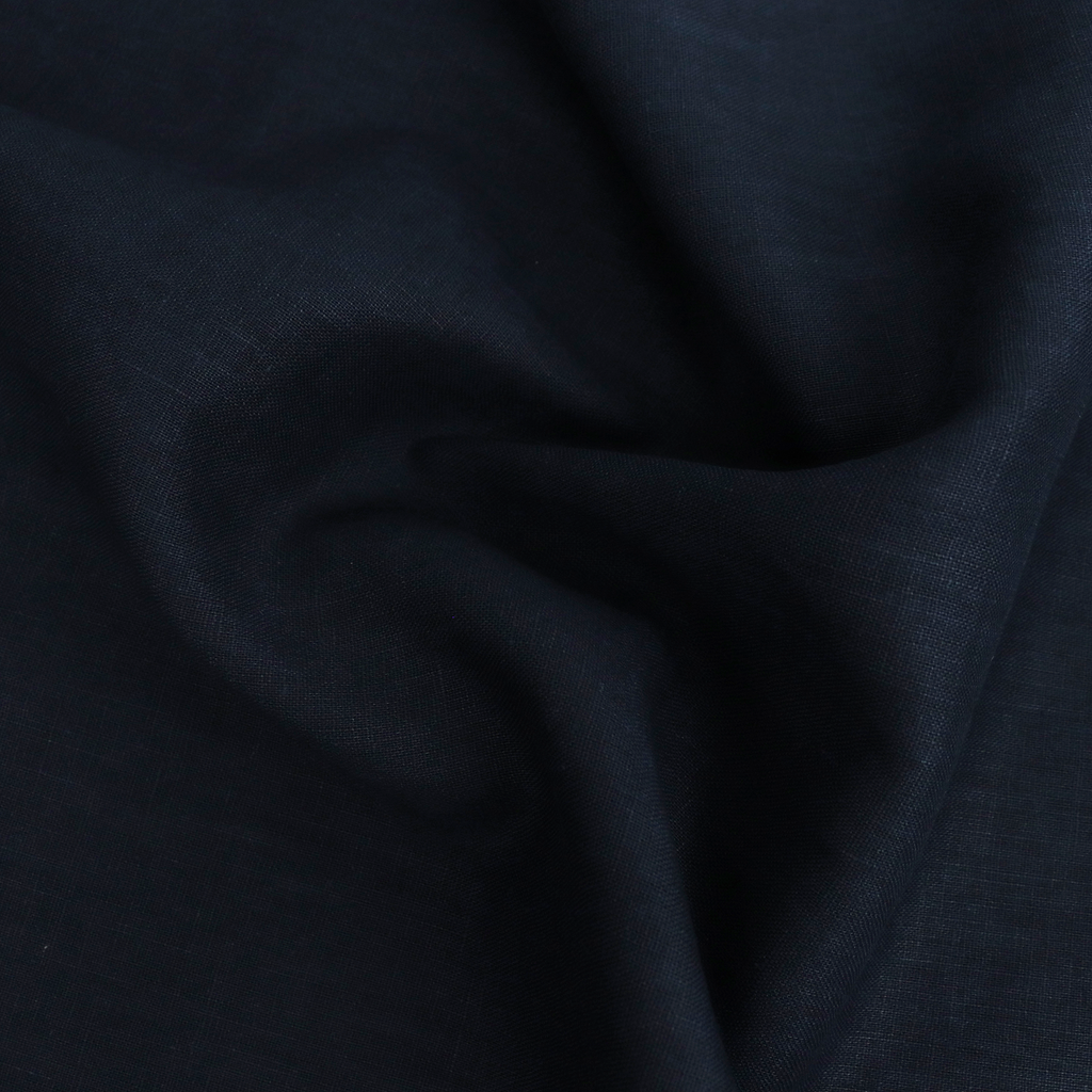 Washed Linen Cotton Lightweight - Navy Blue – Sew Me Sunshine