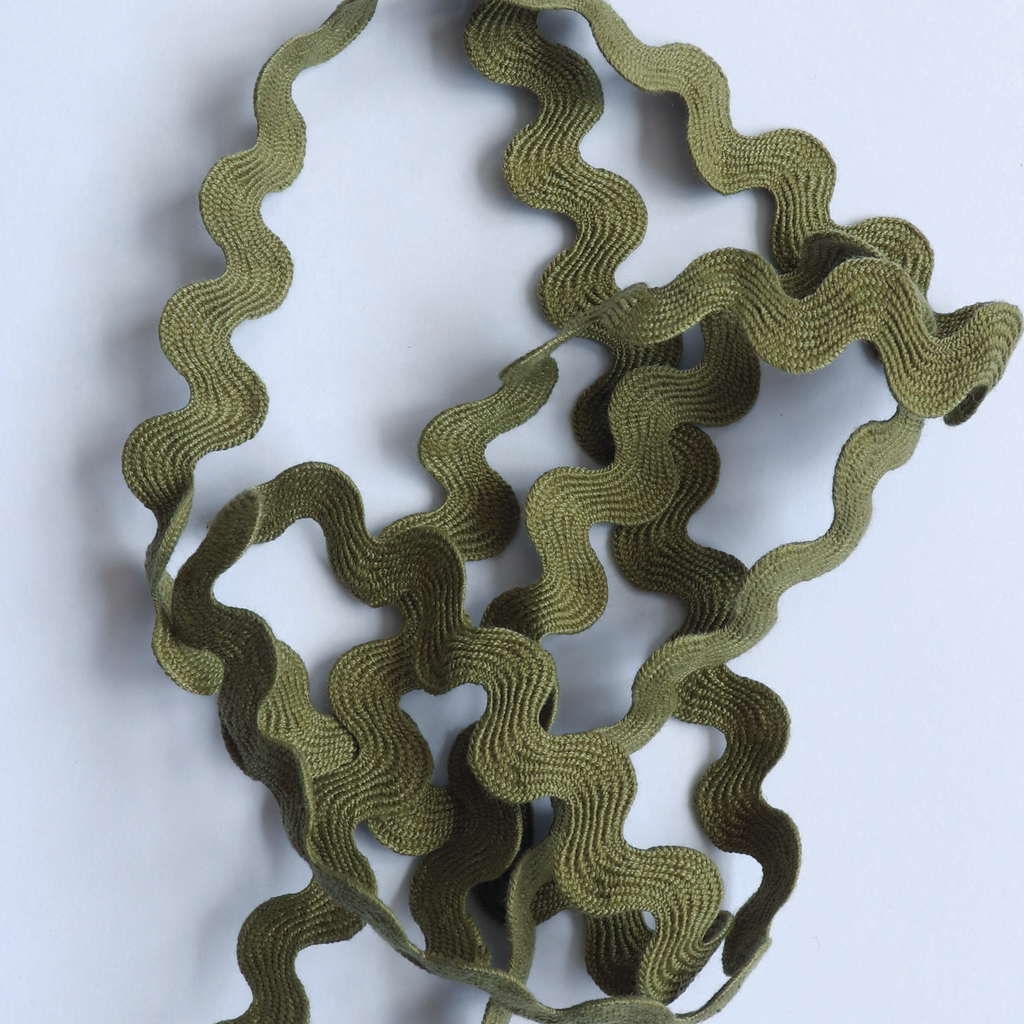 Ric Rac - 15mm - Moss Green – Sew Me Sunshine