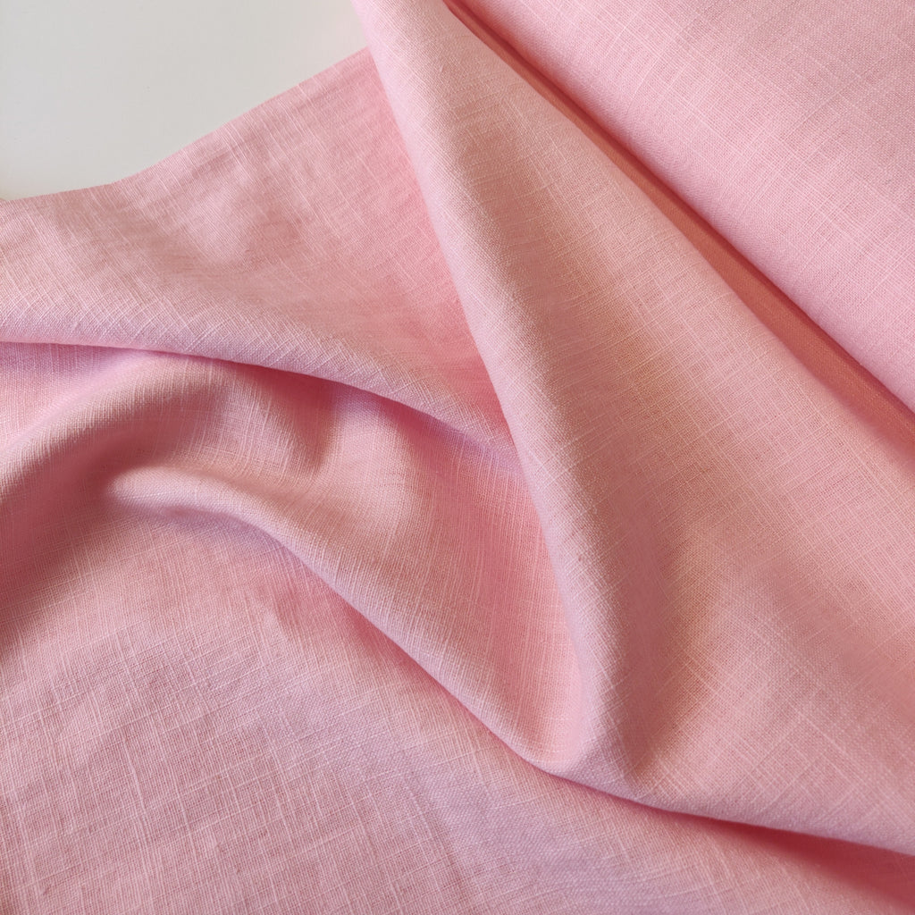 Washed Linen Cotton - Light Pink – Sew Me Sunshine